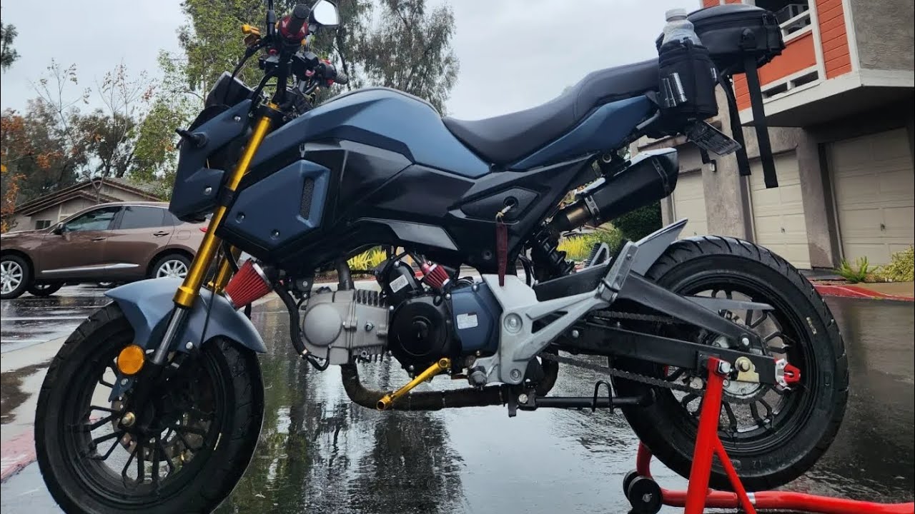 2022 Venom x20 / stock parts removed so far (Honda grom clone) - YouTube