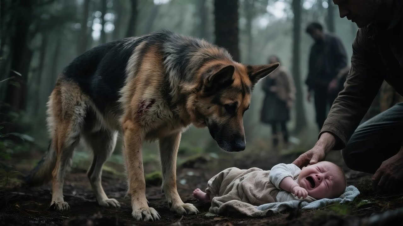 Wounded But Unbroken: German Shepherd K9 Fights Off Wolves to Save Baby ...