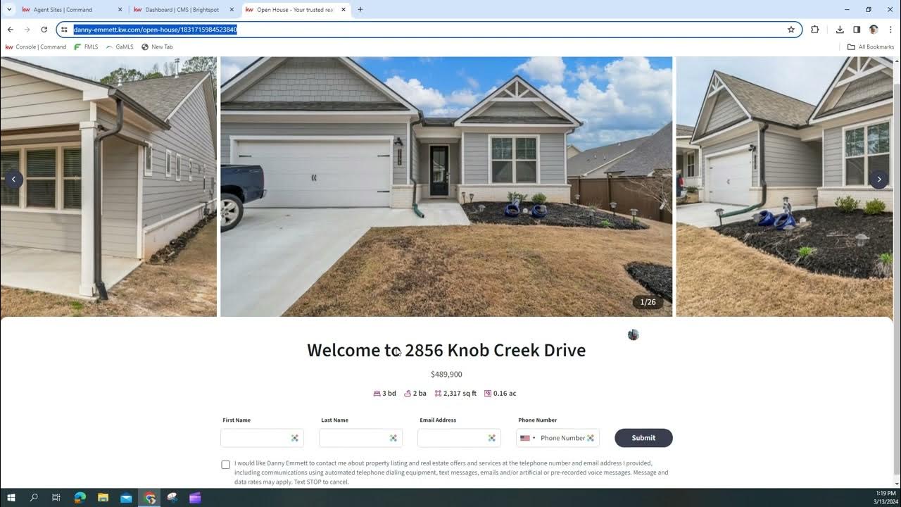 Using an Open House Landing Page to Register Guests - YouTube