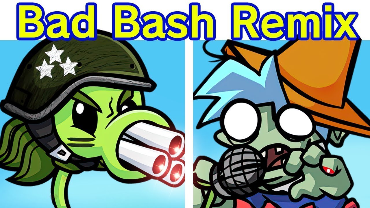 #Friday Night Funkin' VS Plants vs. Rappers Bad Bash Remix (FNF Mod ...