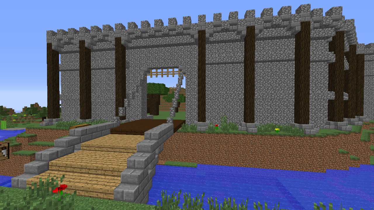 Entrada do Castelo - Minecraft Mega Mundo Ep 03 - YouTube