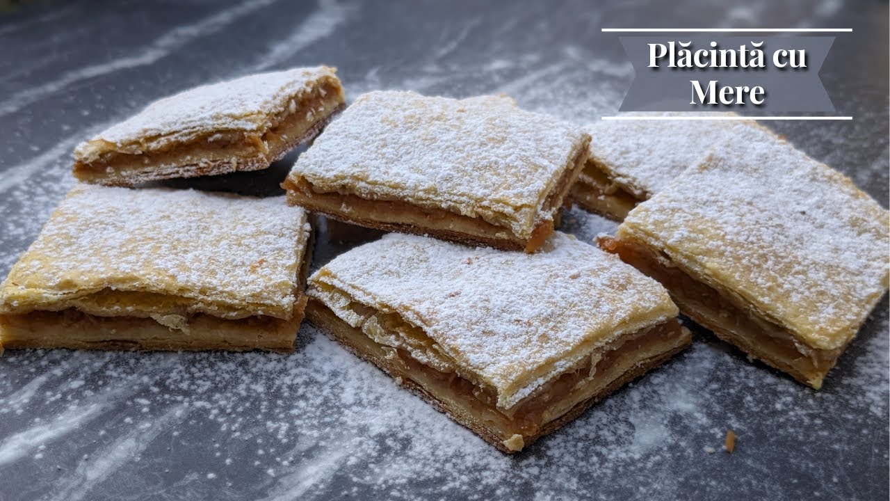 Placinta cu mere la cuptor cu aluat foietaj cumparat din comert | Usor ...