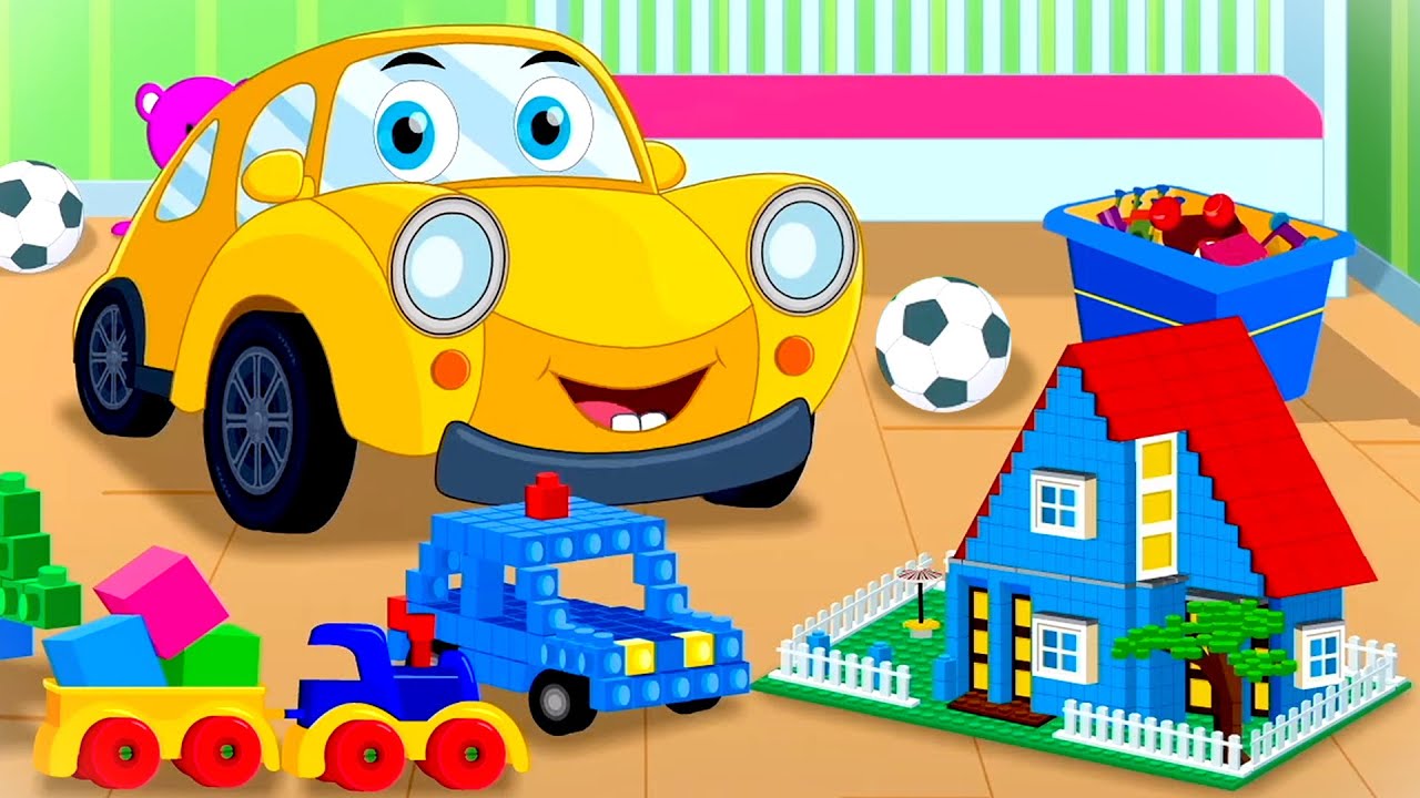 Lets Build | Ralph And Rocky | Car Song For Children | Car Cartoon ...