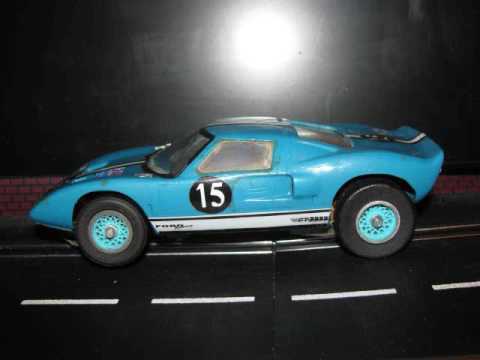 Vintage FORD GT40 Racer Powder Blue Car #15 Slideshow - YouTube
