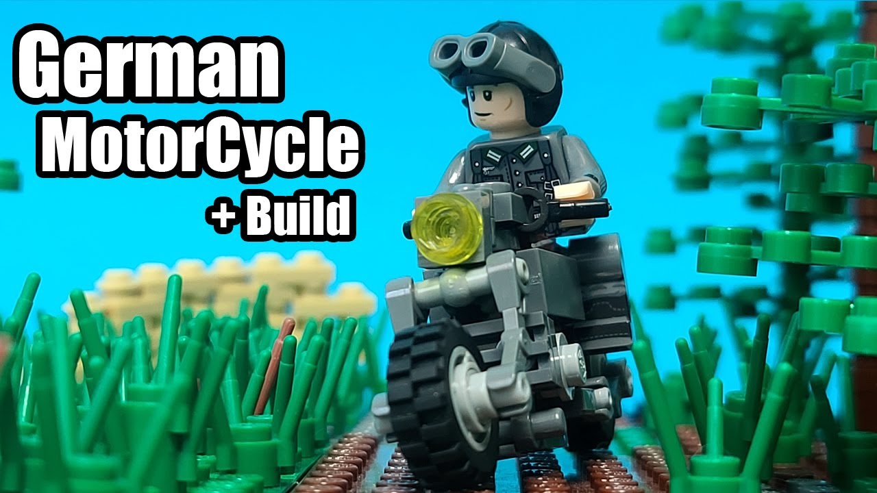 전격전의 숨은 주역! 독일군의 바이크 만드는 법! / Lego, WW2 German Motorcycle Build #레고 ...