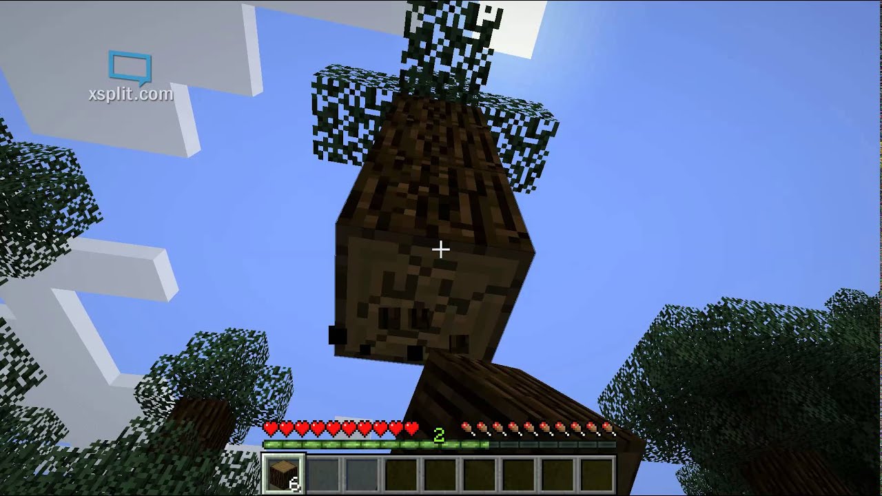 Minecraft how to make a wooden pickaxe - YouTube