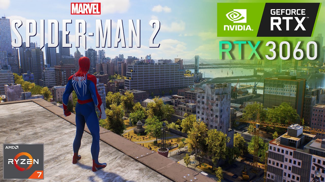 Spider-Man 2 : RTX 3060 + RYZEN 7 5700X : 1080p / 1440p - YouTube