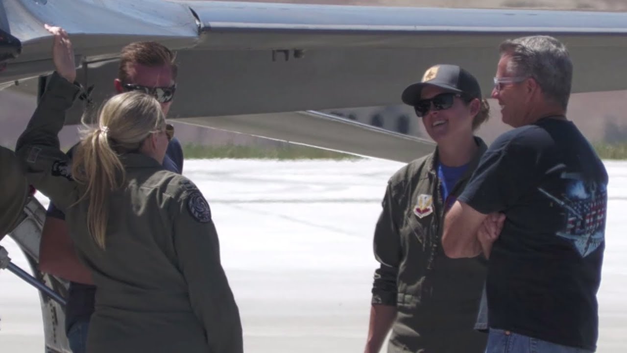 4K. F-35a Pilot Major Kristin "Beo" Wolfe. Travis AFB. 2022 - YouTube