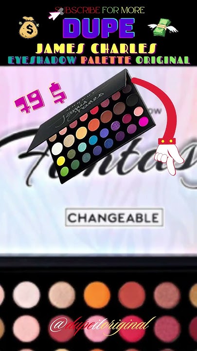 Morphe X JAMES CHARLES Artistry Eyeshadow Palette🤑Dupe In India???🤷🤯#shorts #dupes - YouTube