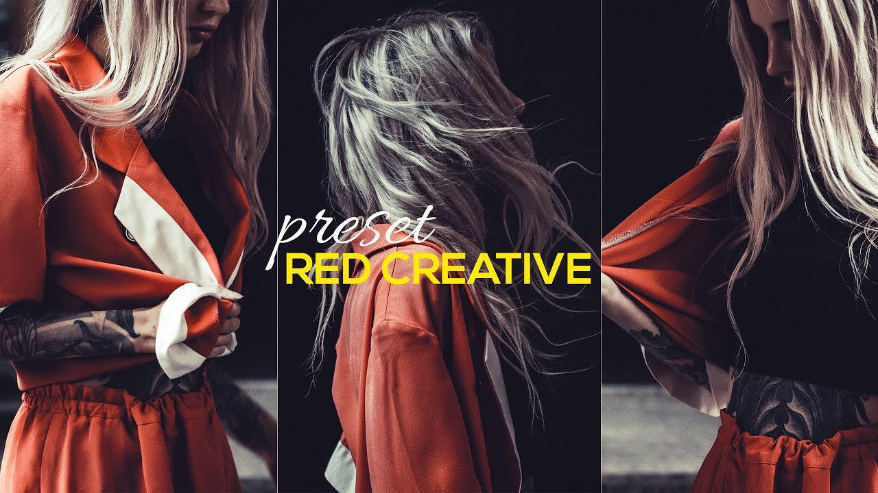 Red cinematic preset photoshop 2021 | Camera RAW 13.0 - YouTube