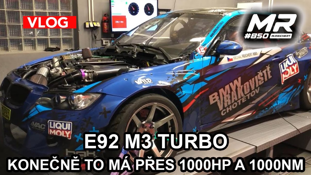 E92 M3 TURBO Bude tam konečně přes 1000hp? - YouTube