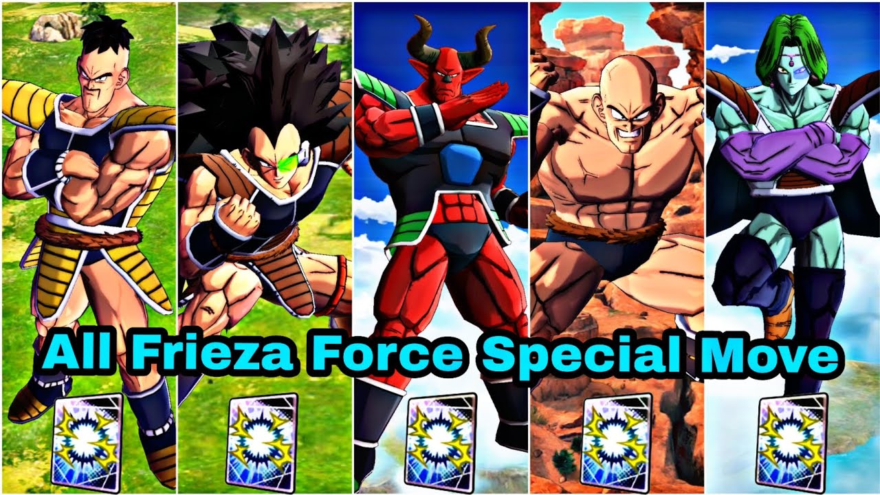 FRIEZA FORCE ALL SPECIAL MOVE!!🔥 IN DRAGON BALL LEGENDS - YouTube