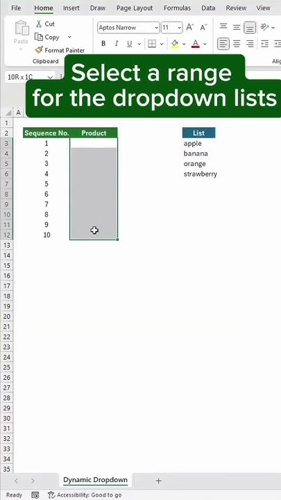 How to create a Dynamic Dropdown list in just 30sec😱💯#shivameduworld # ...