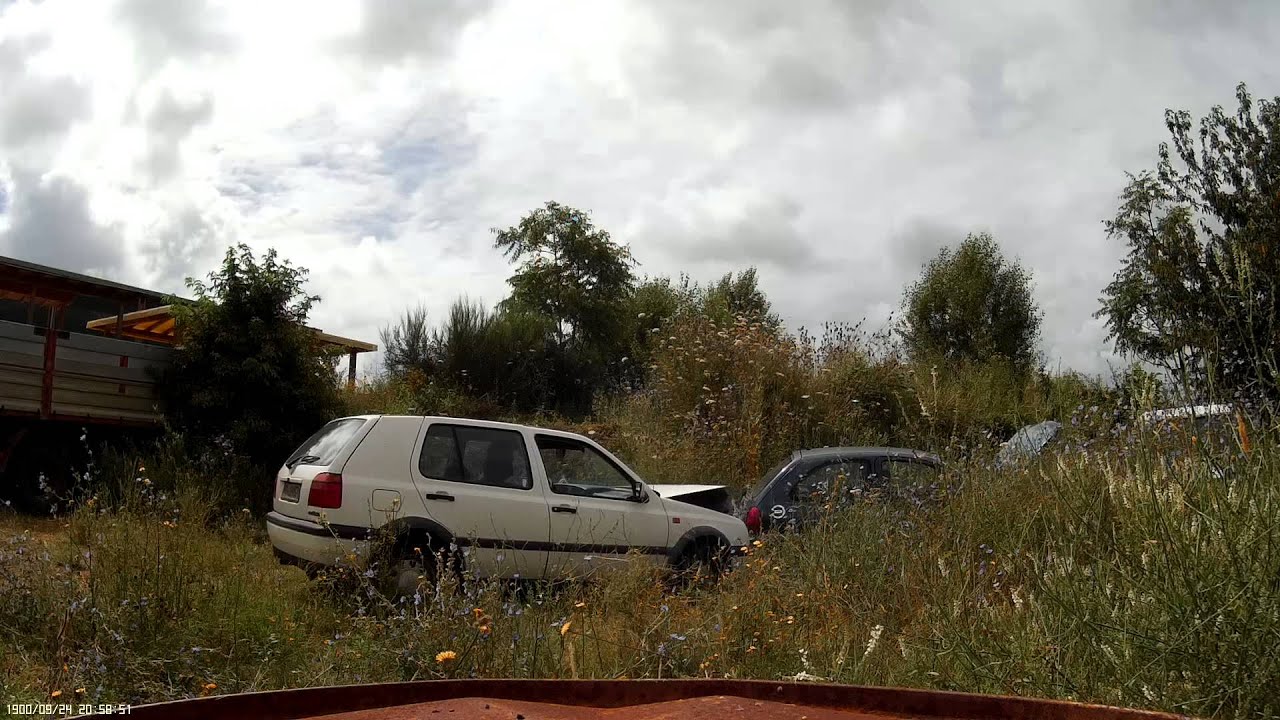 golf 3 crash megasquirt equipped - YouTube