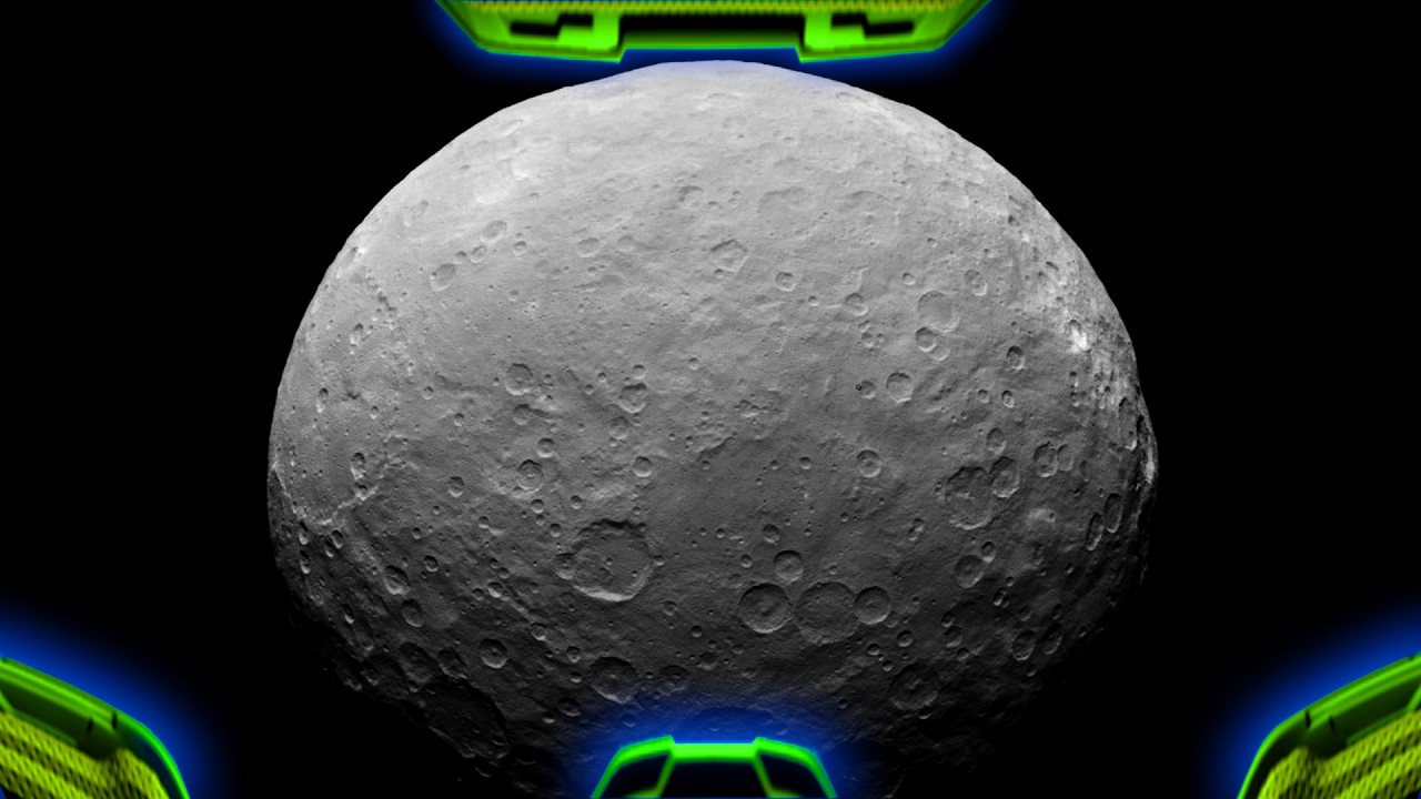 Falling Into CERES - Closest Dwarf Planet (POV Simulation) - YouTube