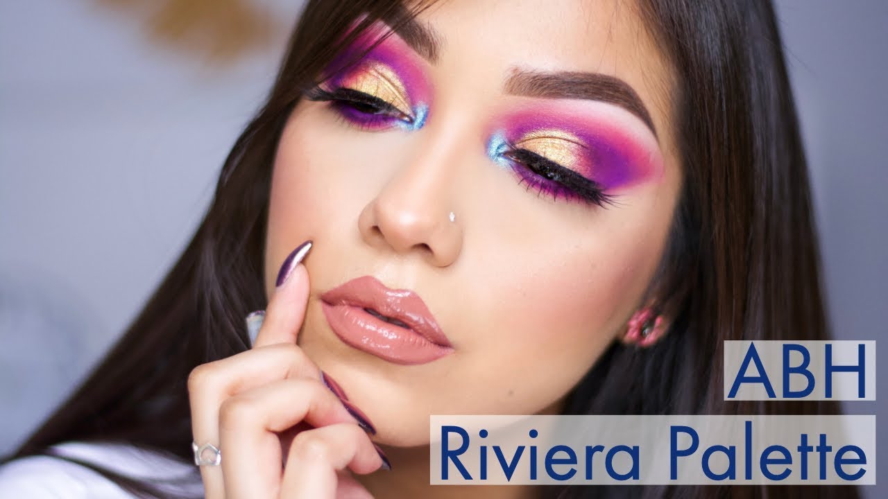 ABH Riviera Palette | Review, Swatches & Makeup Tutorial - YouTube