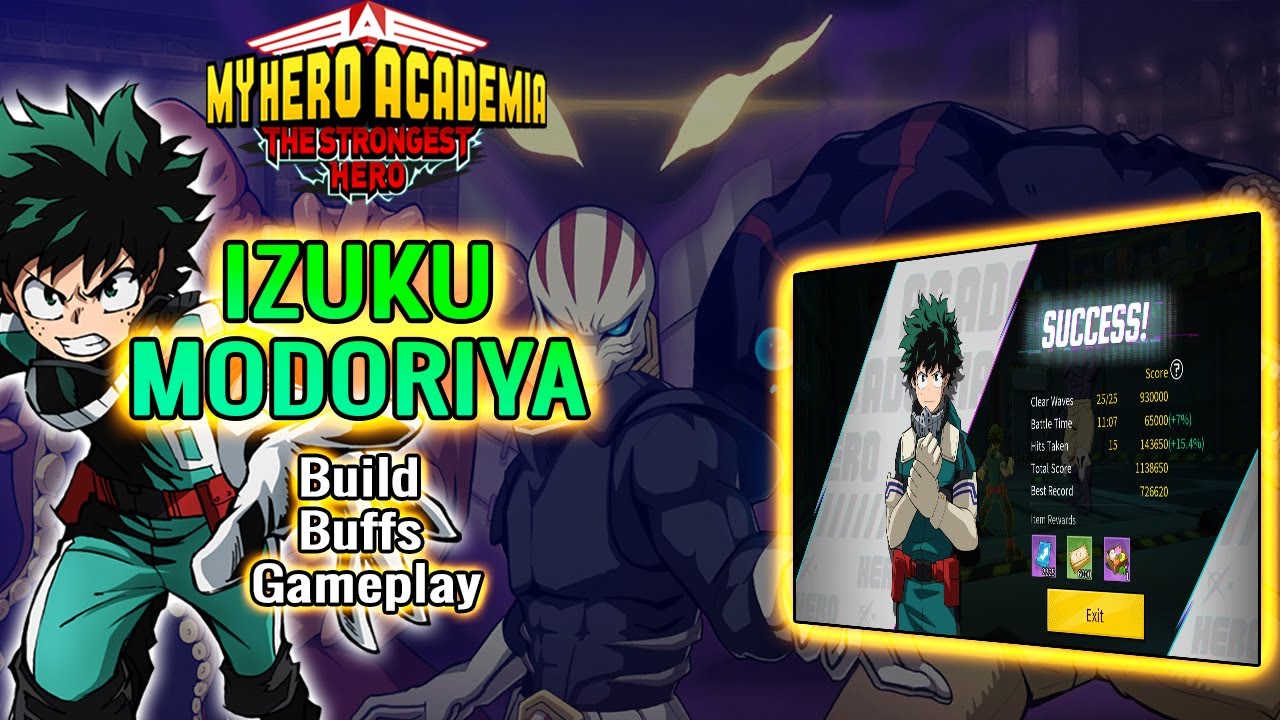 ¡GUIA MOCK TRIAL - IZUKU MIDORIYA! Build, Consejos, Buffs y Gameplay ...