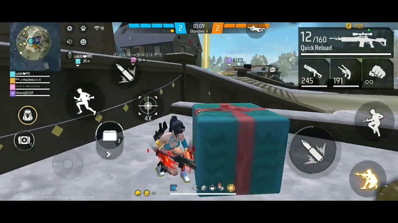 free fire Cs rank 4v4????????/ - YouTube