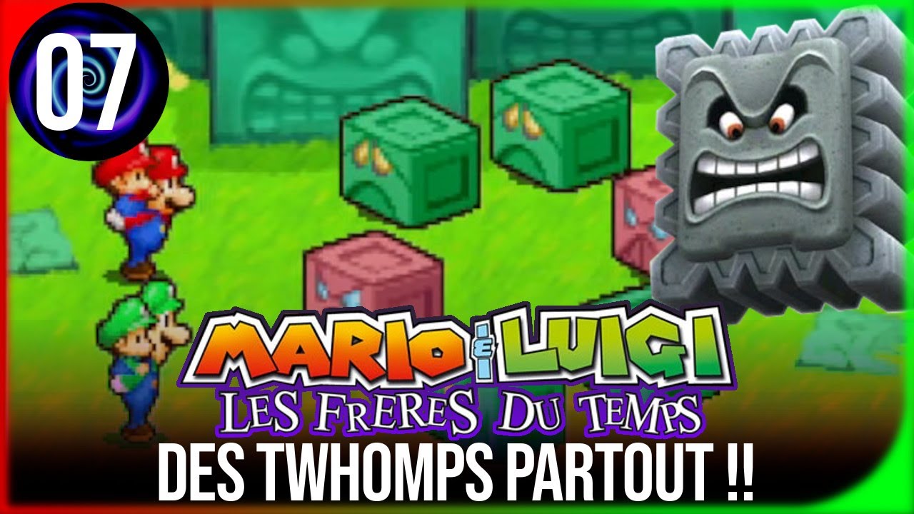 Plein le CUBE des Thwomps ⏲ Mario & Luigi - Les frères du temps #07 ...
