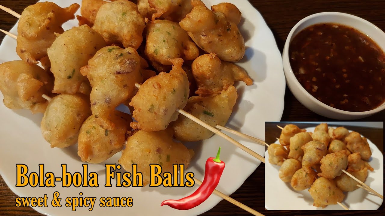 Bola-bola Fish Balls with sweet & spicy sauce ( vlog 137 ) - YouTube