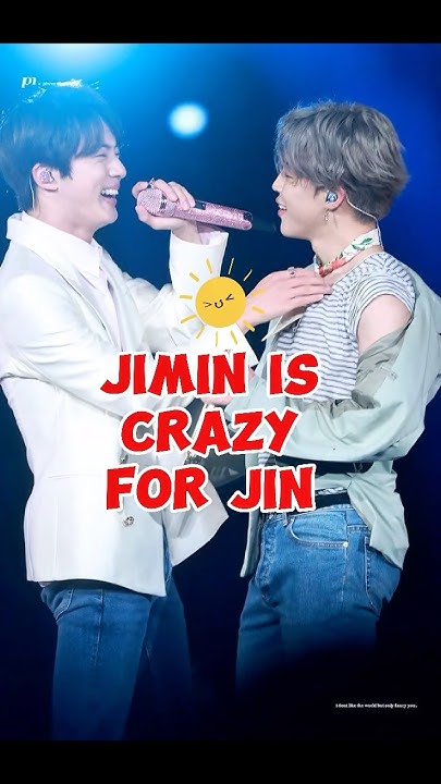 #jimin is the best supportive partner to #jin when jin is having fun #jiminedits ⁠#bts @jimins ...