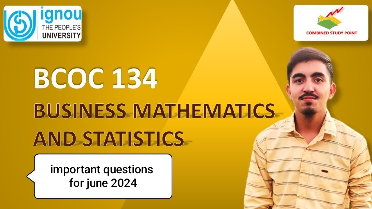 ignou bcoc 134 important questions for june 2024! bcoc 134 important ...