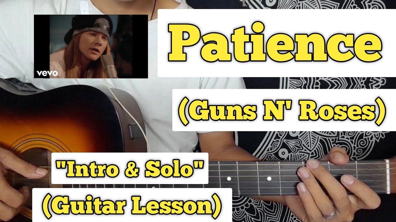 Patience - Guns N' Roses | Guitar Lesson | Intro & Solo | (With Tab ...