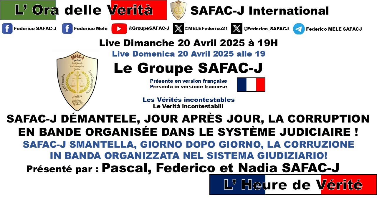 SAFAC-J DÉMANTELE, JOUR APRÈS JOUR, LA CORRUPTION EN BANDE ORGANISÉE ...
