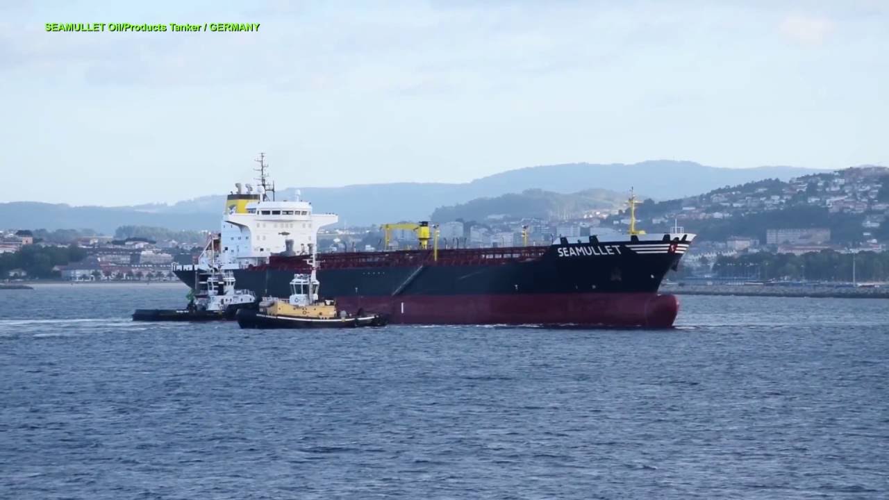 SEAMULLET Oil/Products Tanker. Arrival at the port of La Coruna (Spain ...