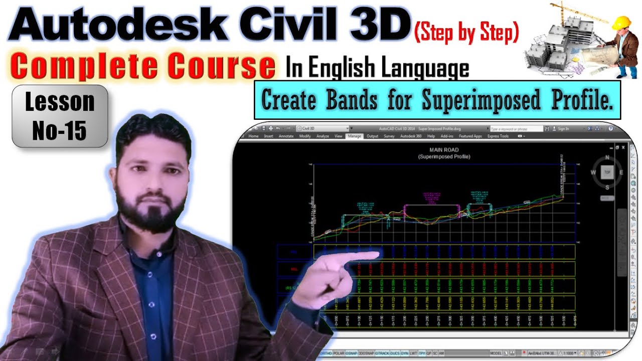 How to Create Bands in Civil 3d | Bands for Superimposed Profile ...