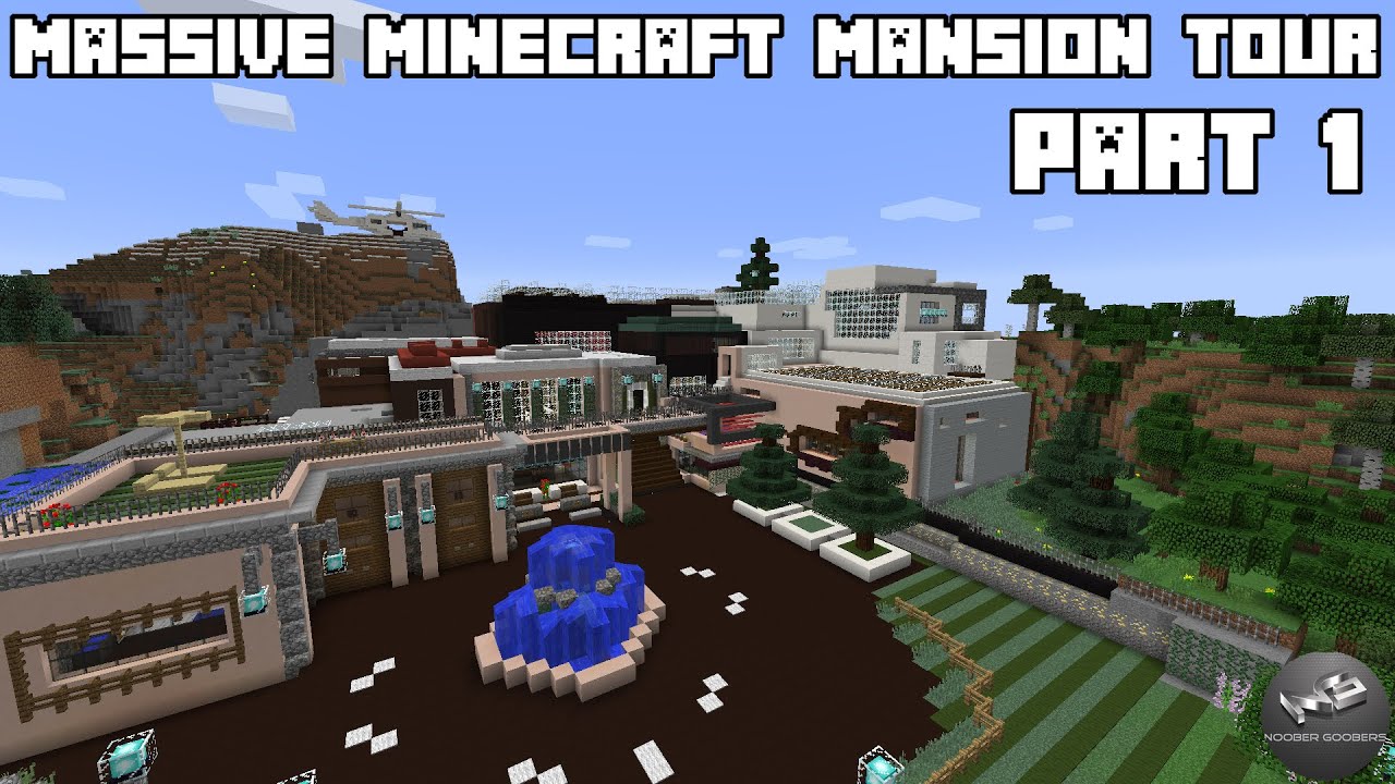 EPIC Minecraft Mansion Tour - YouTube