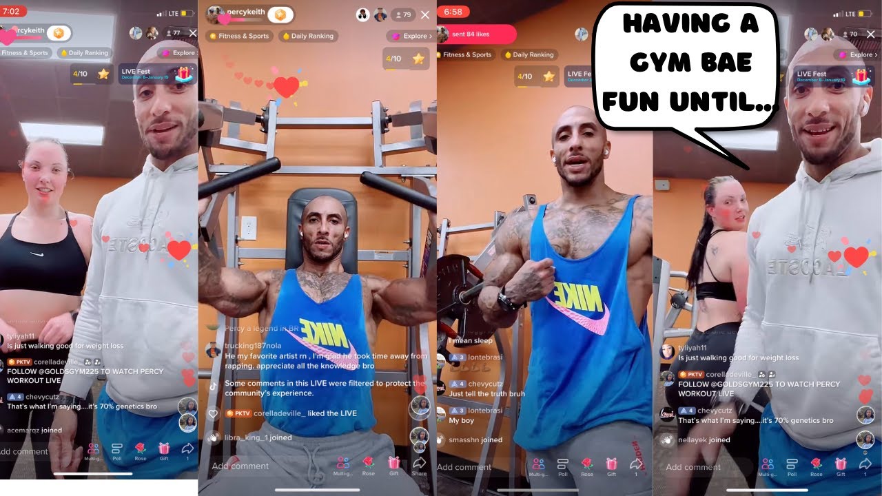 PERCY KEITH IN THE GYM WITH LAUREN! SPEAKS ON GETTING PRO CARD ...