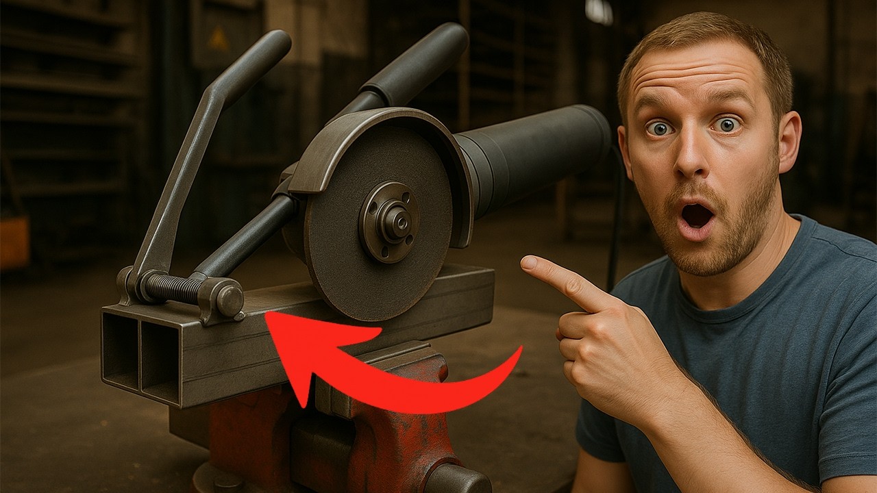 Is This the Ultimate DIY Grinder Hack for Metal Cutting? - YouTube