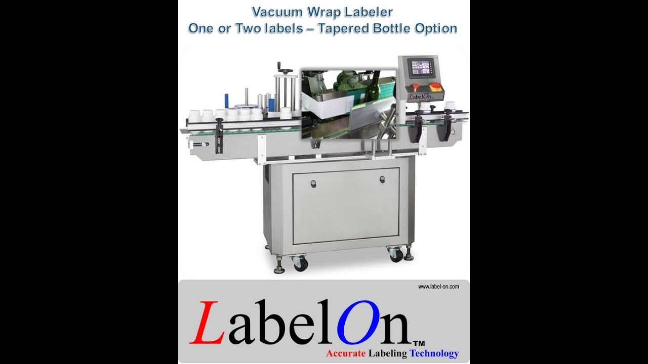 Vacuum Wrap Labeling Machine - LabelOn Basic - VW - YouTube