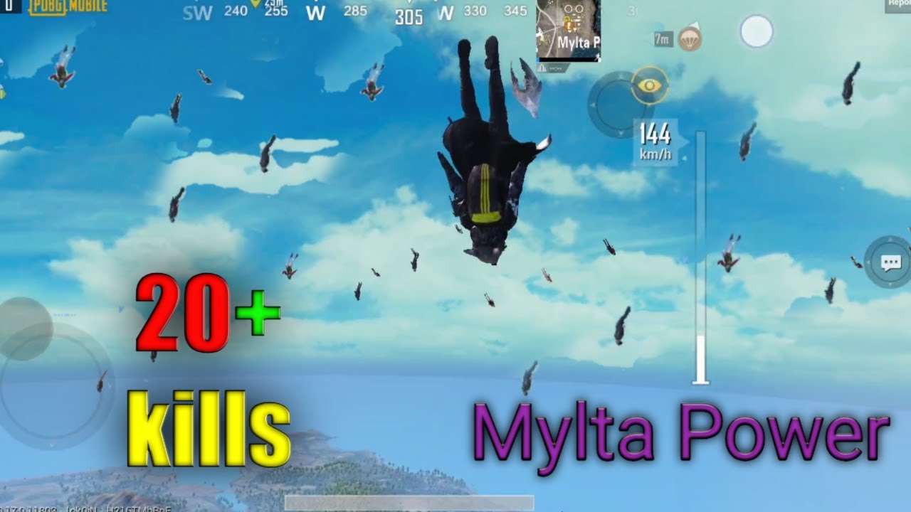 Like playing solo best landing in Mylta Power | PUBG MOBILE - YouTube