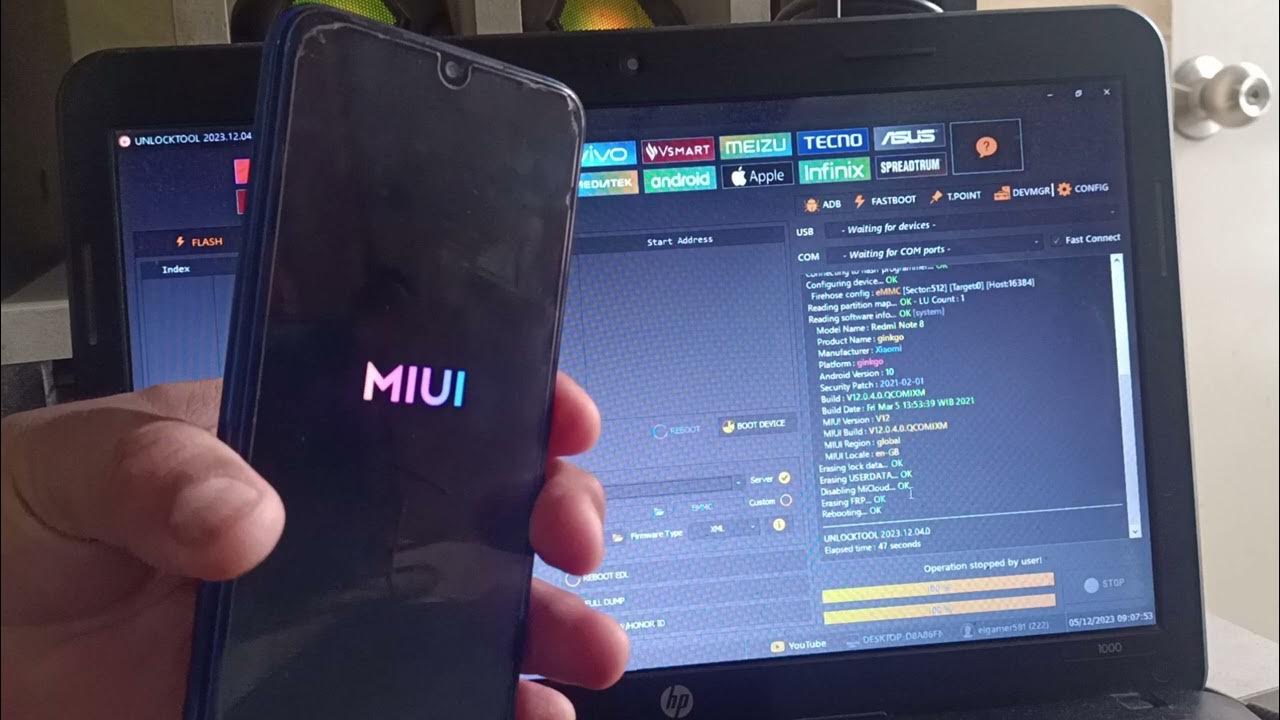 QUITAR CUENTA (MI) A REDMI NOTE 8 (Android 10 Miui 12) - YouTube