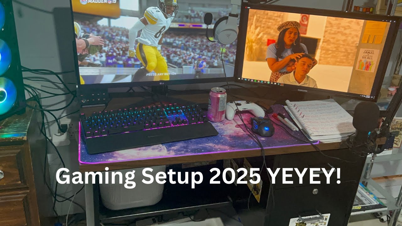Showing yall my gaming setup so yeah yeye - YouTube