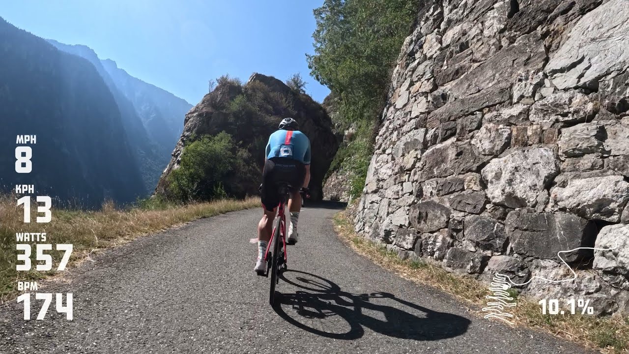 Climbing Lacets de Montvernier - YouTube