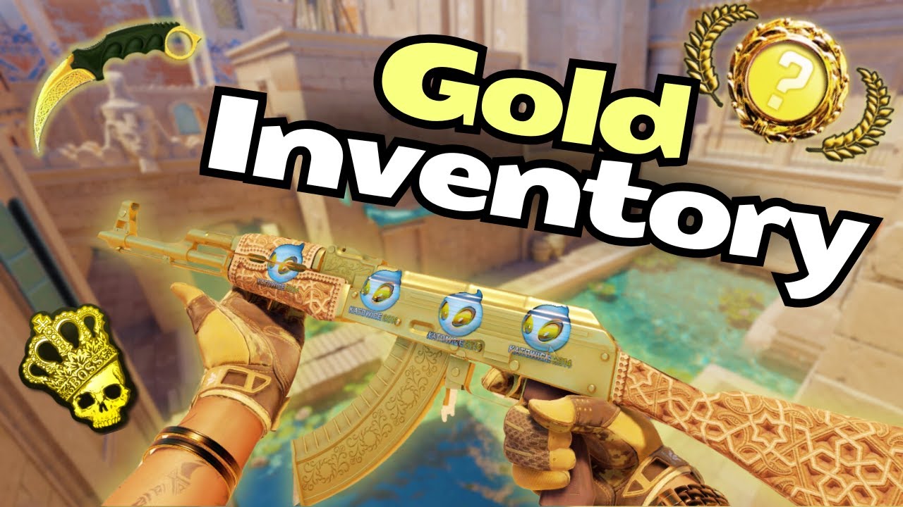 THE BEST GOLD INVENTORY IN CS2 (GOLD GOLD GOLD) - YouTube