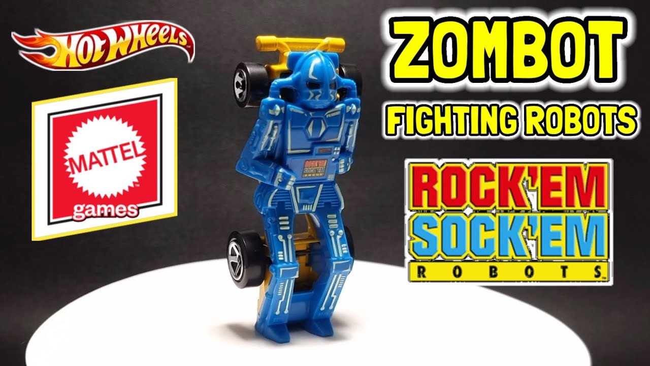 UNBOXING HOT WHEELS ROBOT - SERI MATTEL GAMES - ZOMBOT - YouTube