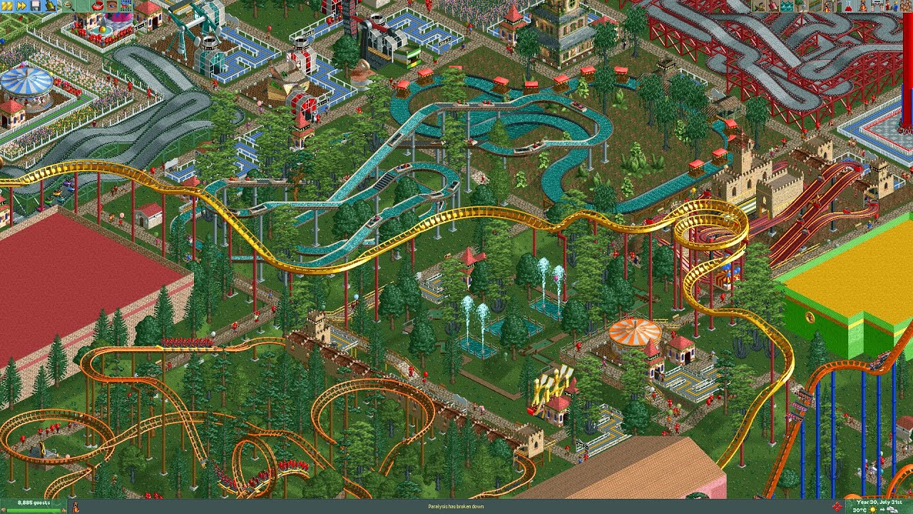 RCT2 MEGA PARK! - YouTube