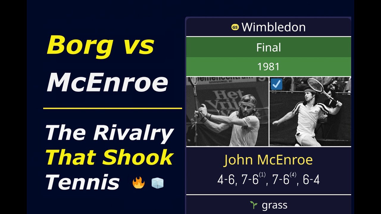 Rivalry Visualized: Borg vs McEnroe 🔥 ️ - YouTube