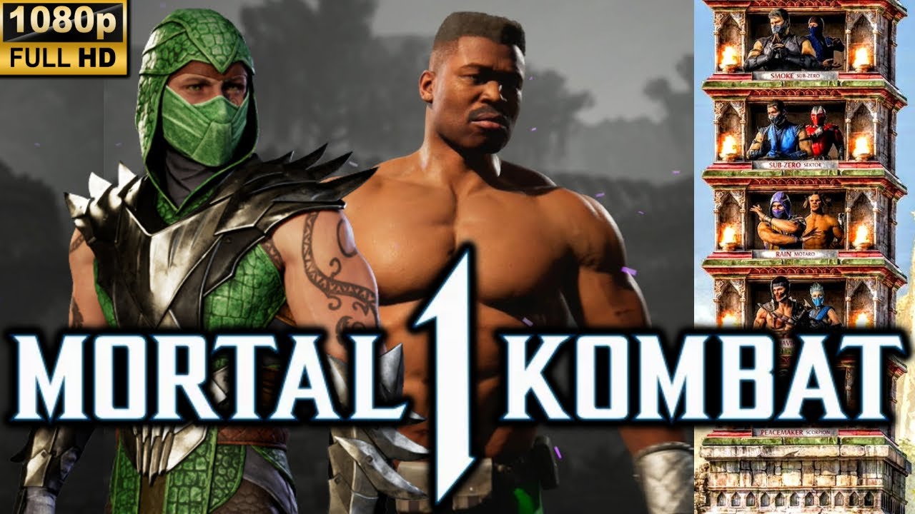 MK1 *INVASION REPTILE* KLASSIC TOWER GAMEPLAY!! (JAX AS KAMEO) 1080p 60 ...