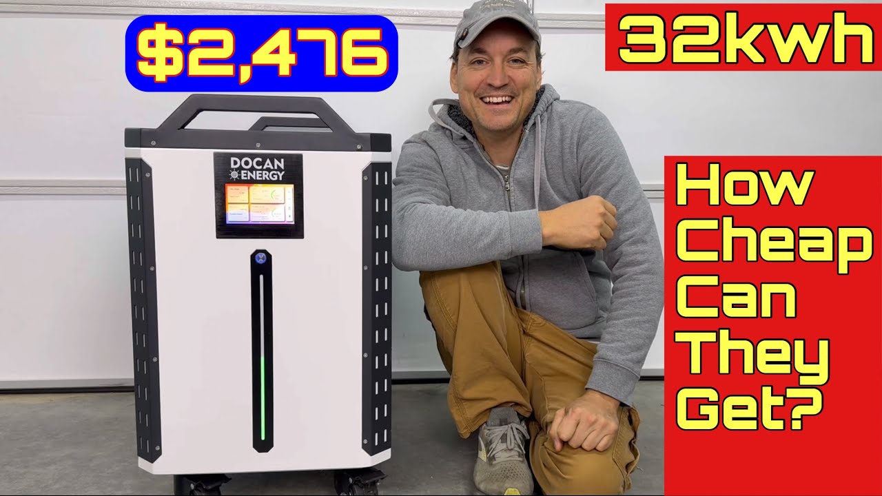 Massive Capacity! The New Docan Panda 32kwh battery, review and testing ...