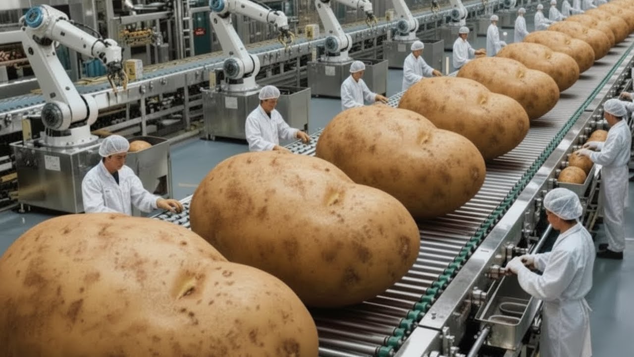The secret inside the snack factory, from potatoes to delicious ...