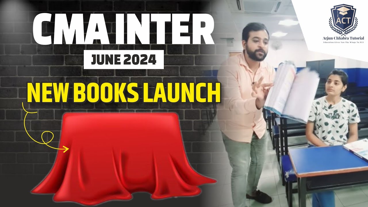 CMA INTER LAW NEW BOOKS | LUCIDLY FRAMED AND MASTER CHART BOOK - YouTube