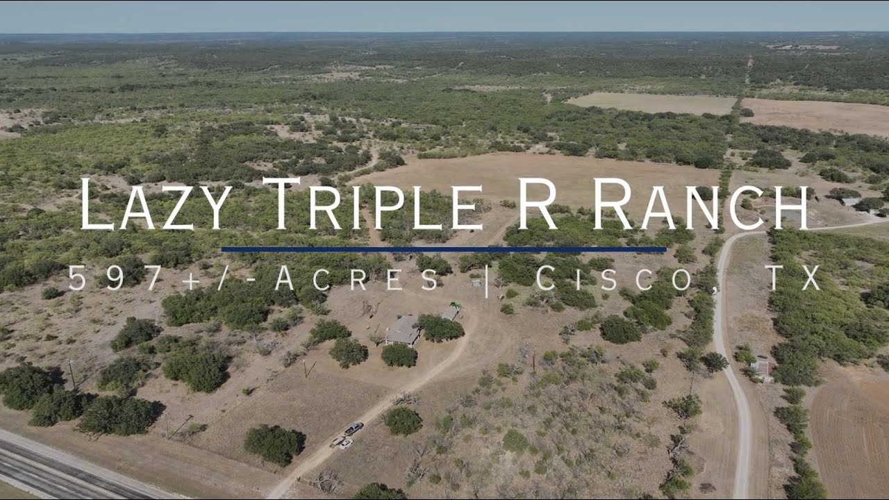 Lazy Triple R Ranch - 597+/- Acres – Stephens County - Texas - YouTube