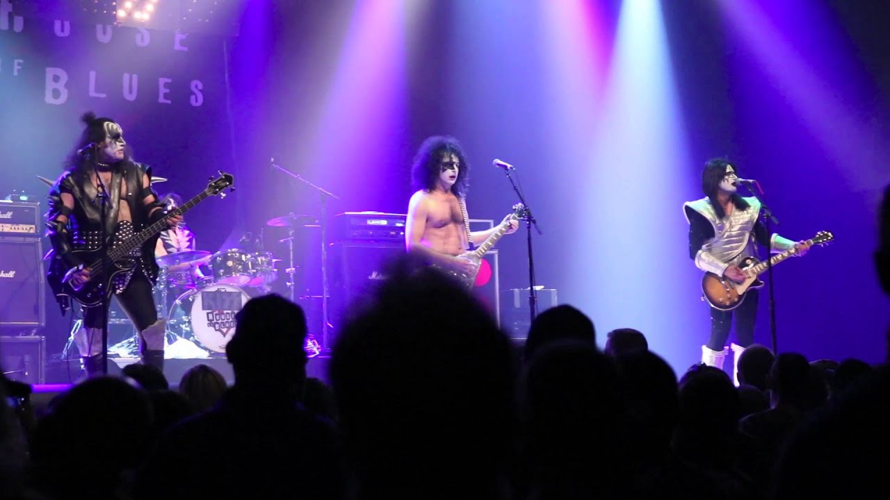 KISS Tribute Band - Rock and Roll Over - "Lick It Up" - YouTube