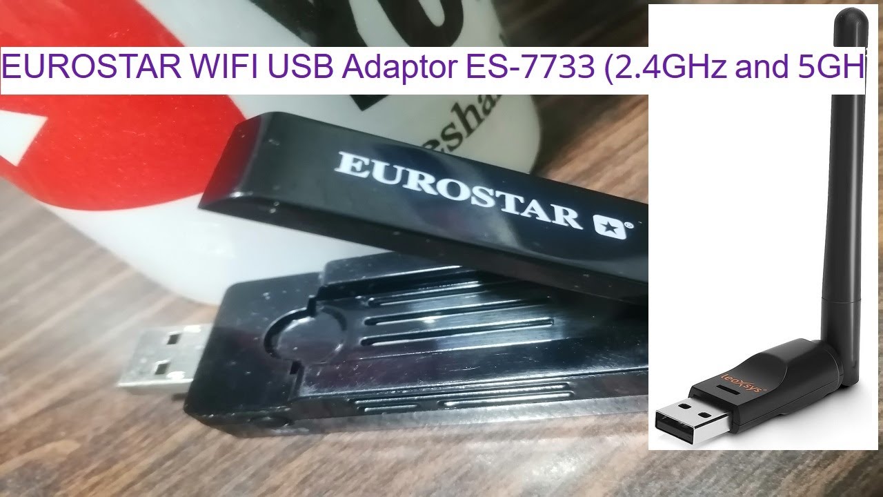 وايرليس السرعات 🚀 العالية EUROSTAR WIFI USB ES-7733🌎2.4GHz and 5GHz ...