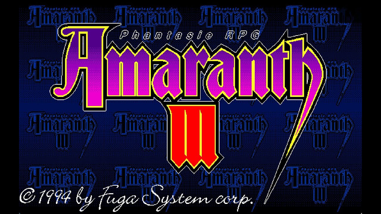 [BGM] [PC-9801] [opn] アマランス III [Amaranth III] - YouTube